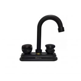 Mezcladora Para Lavabo Negro Mate 16020 Maxflu México